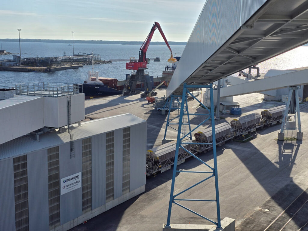 The new sulphur terminal in Mussalo – the extensive and technically ...
